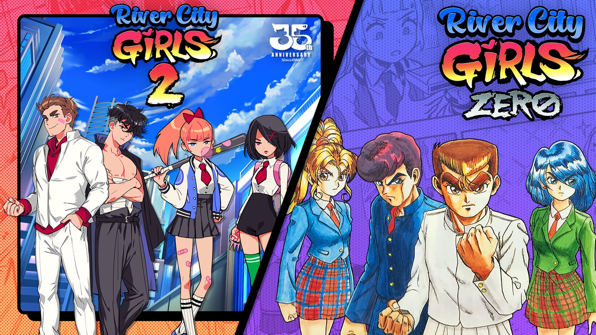 Wayforward On Twitter Icymi Misako Kyoko Kunio And Riki Return In