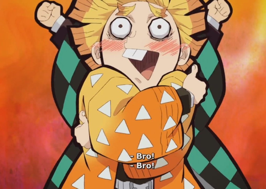 Zenitsu Agatsuma Funny Face Funniest Anime Character Facial Reactions