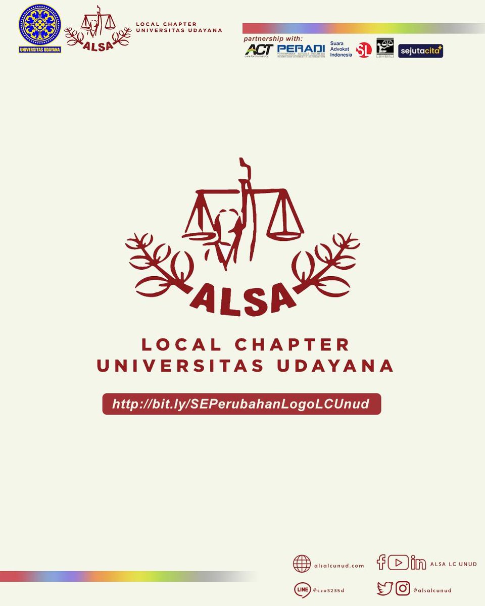 ALSA LC Unud on Twitter: "[ANNOUNCEMENT OF ALSA LC UNUD NEW LOGO] ——— Greetings, ALSAians! We ...