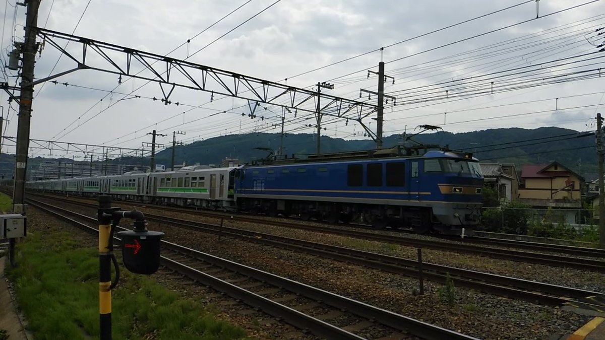 103系かんじょうせん君＆ならせんくん（JR奈良線103系運用情報あり！) on Twitter: "甲種輸送定通です！ 6/15 EF510+H100系12両 8561ﾚ 京都16:27…