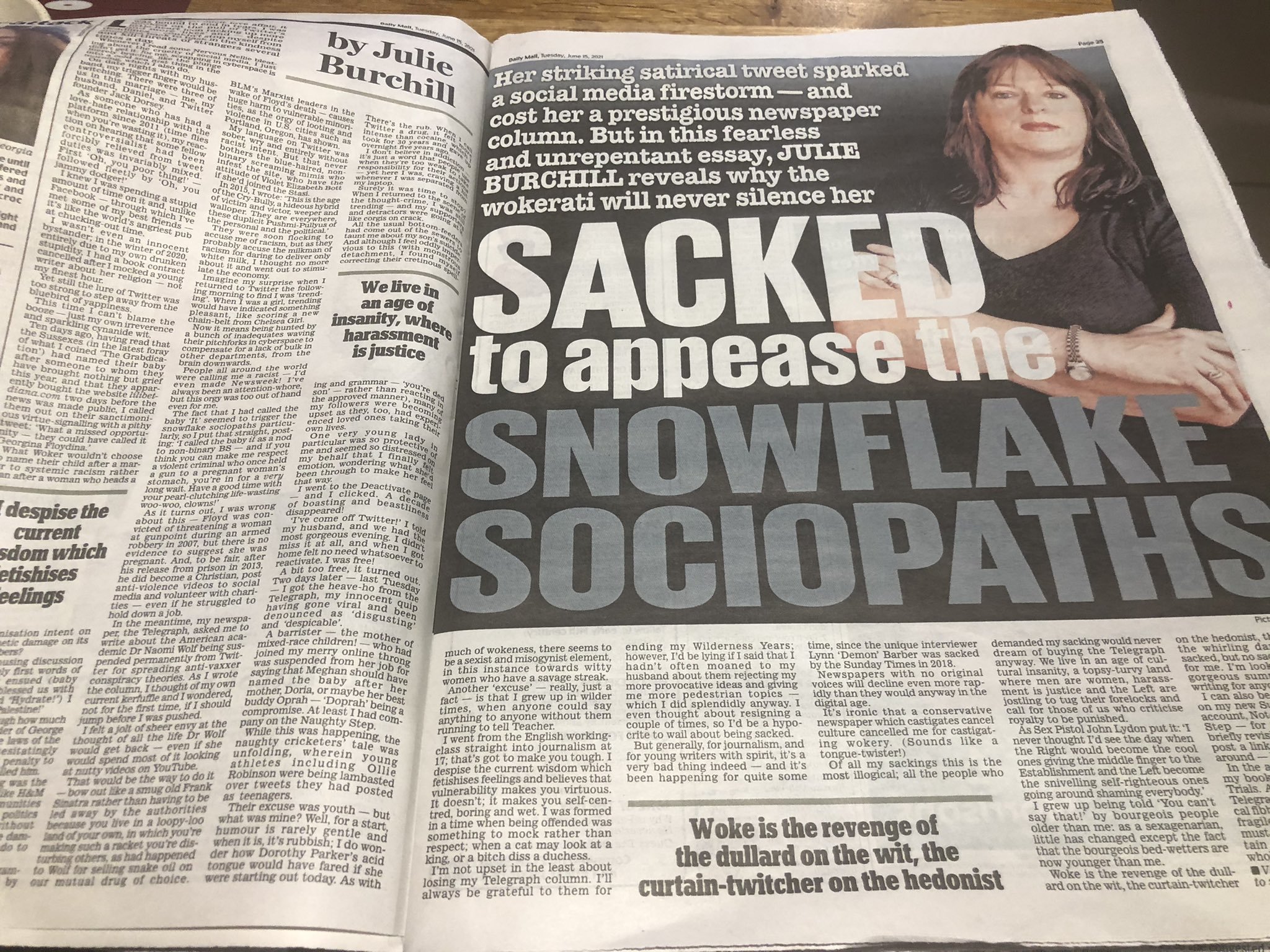Ross McCafferty on Twitter: "there is no such thing as the cancellation of right-wing people in ...