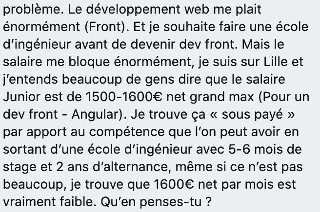 Benjamin Code on Twitter: "C'est vraiment les prix d'un dev sortant d'école d'ingé sur Lille ? Y ...
