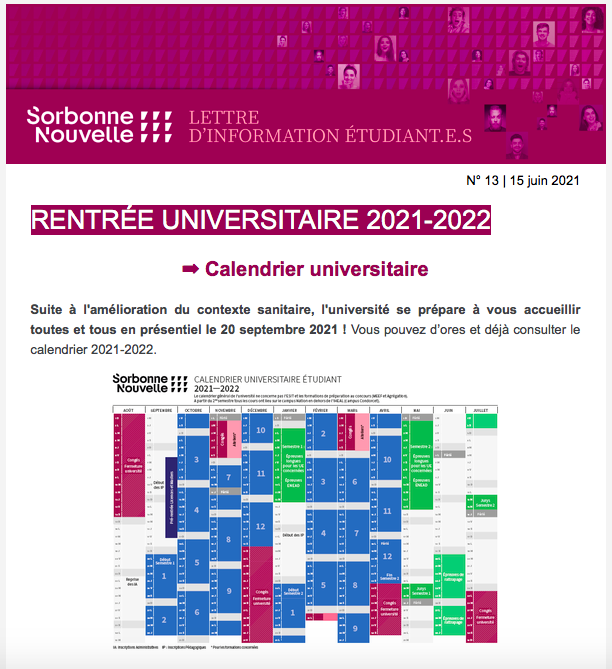 Calendrier 2023 2024 Sorbonne Nouvelle - Image to u Calendrier 2023 2024 Sorbonne Nouvelle - Image to u