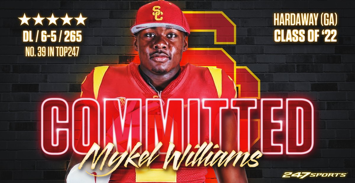 2022 5* DL Mykel Williams commits to USC : r/CFB