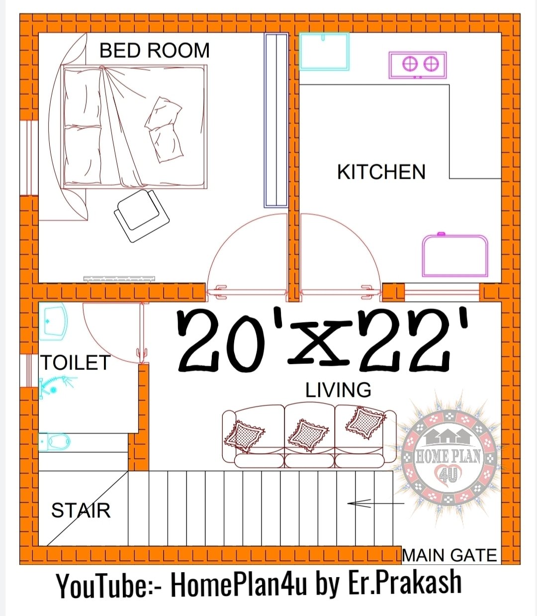 Home Plan 4u on Twitter: "Follow: @homeplan4u #floorplan #2Dplan #houseplan #homeplan #homeplans ...