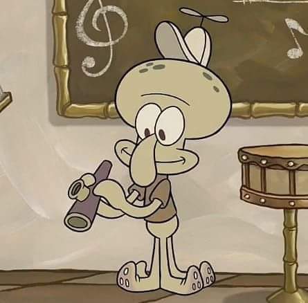 Calamardo cuando aún tenía sueños y esperanzas: : r/mejico