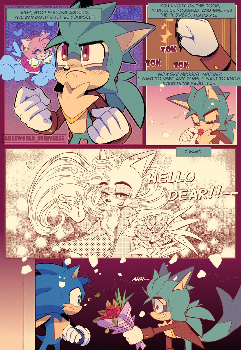 「TERMINE EL LINEART DEL COMIC!!!! LET'S GOooOOOooOOoOoOo!!!!!」🌼 Ares 🌼の漫画