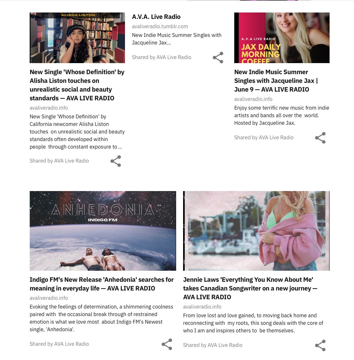 AVA Live Radio on Twitter: "The AVA Live Radio Music Newsletter terrific music stories today ...