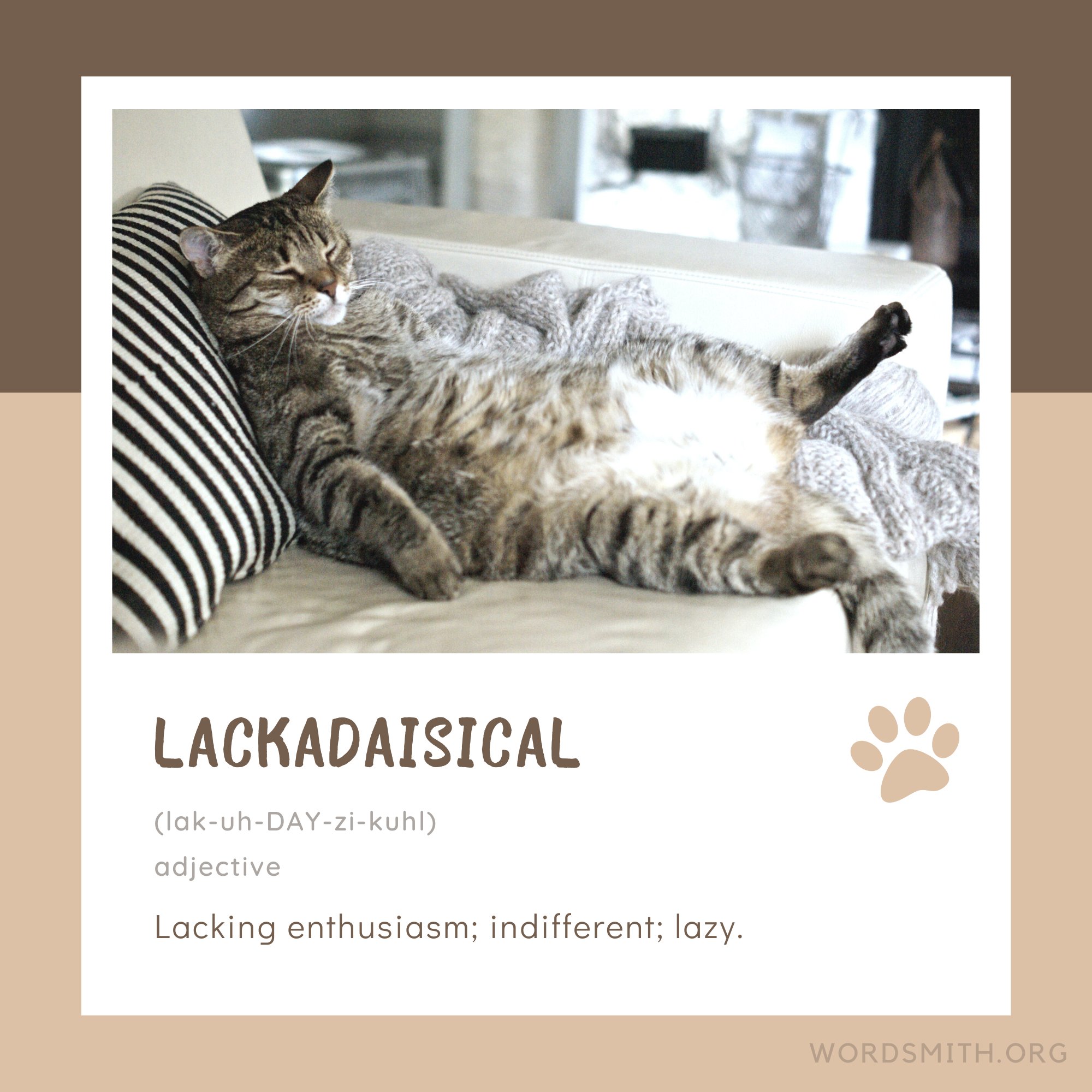 Lackadaisical Definition