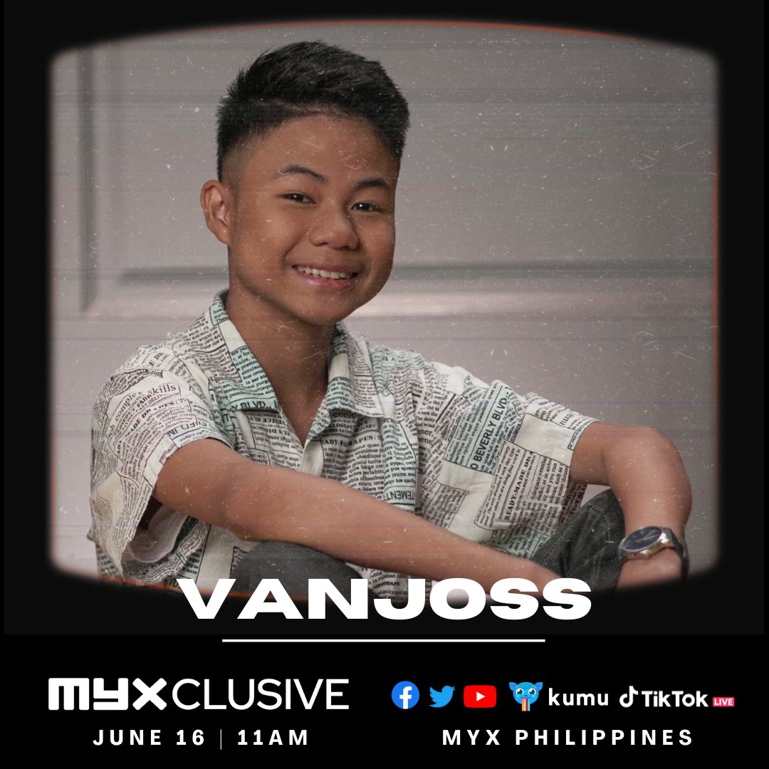 MYX Global on Twitter: "We're going LIVE with Vanjoss Bayaban (@Vanjoss_01) on #MYXclusive at ...