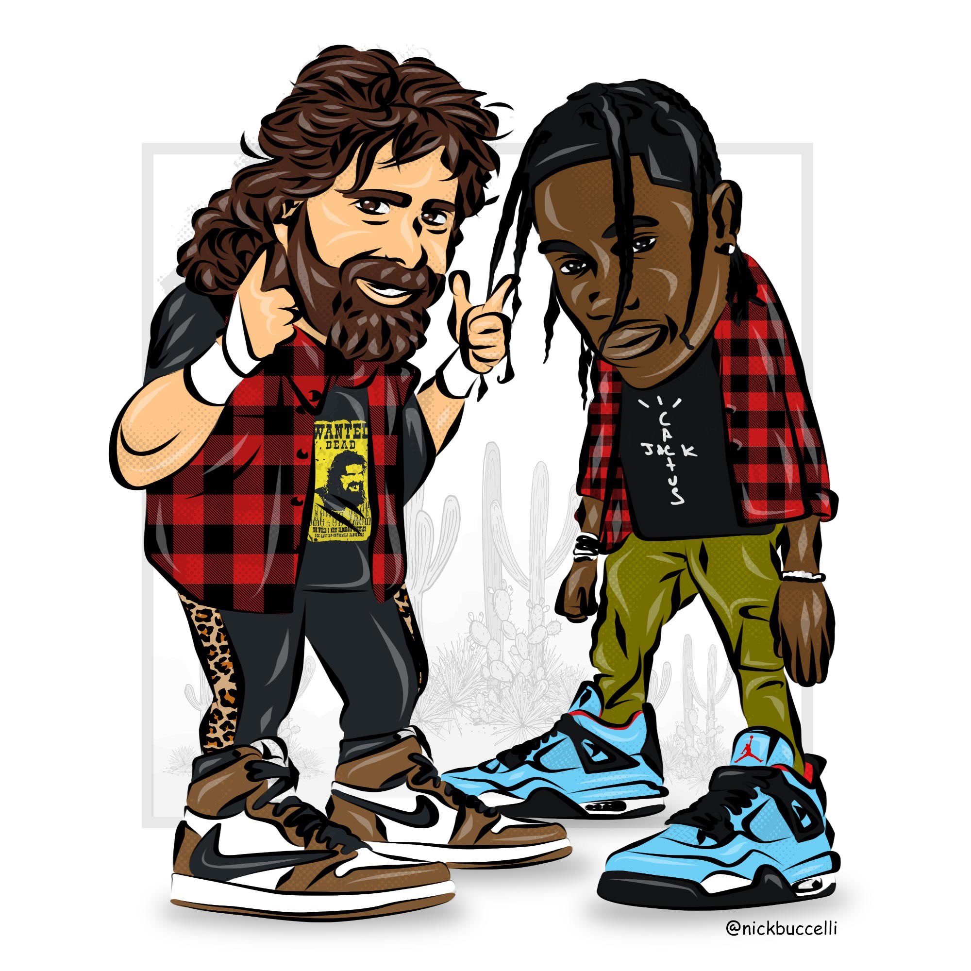 Shoutout Trav Showing Love To The OG Cactus Jack Mick Foley, 56% OFF