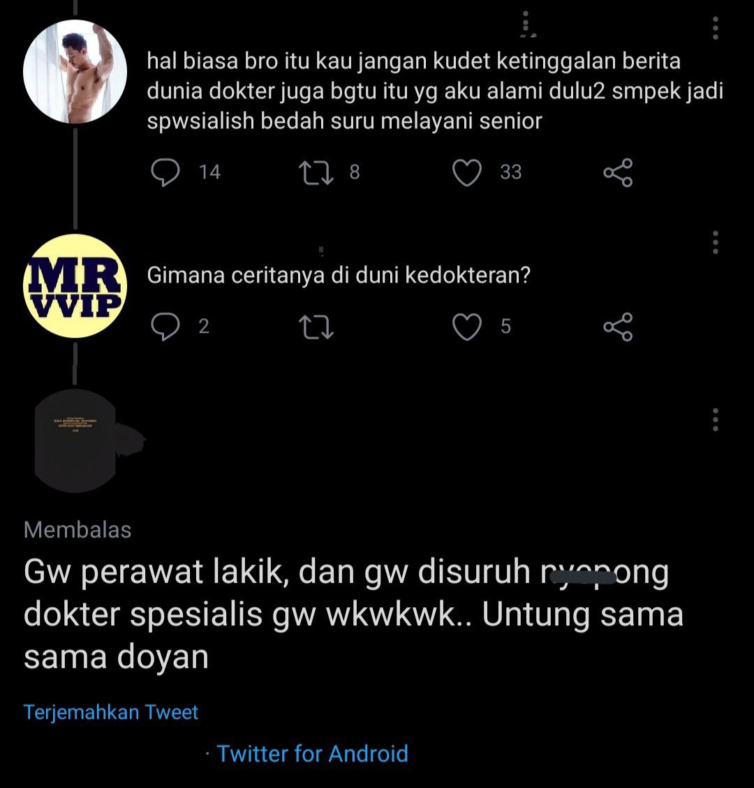 AREA JULID on Twitter: "Dis! Wdyt? Ehh emang benerr yaa di dunia kedokteran ada yang begini ...