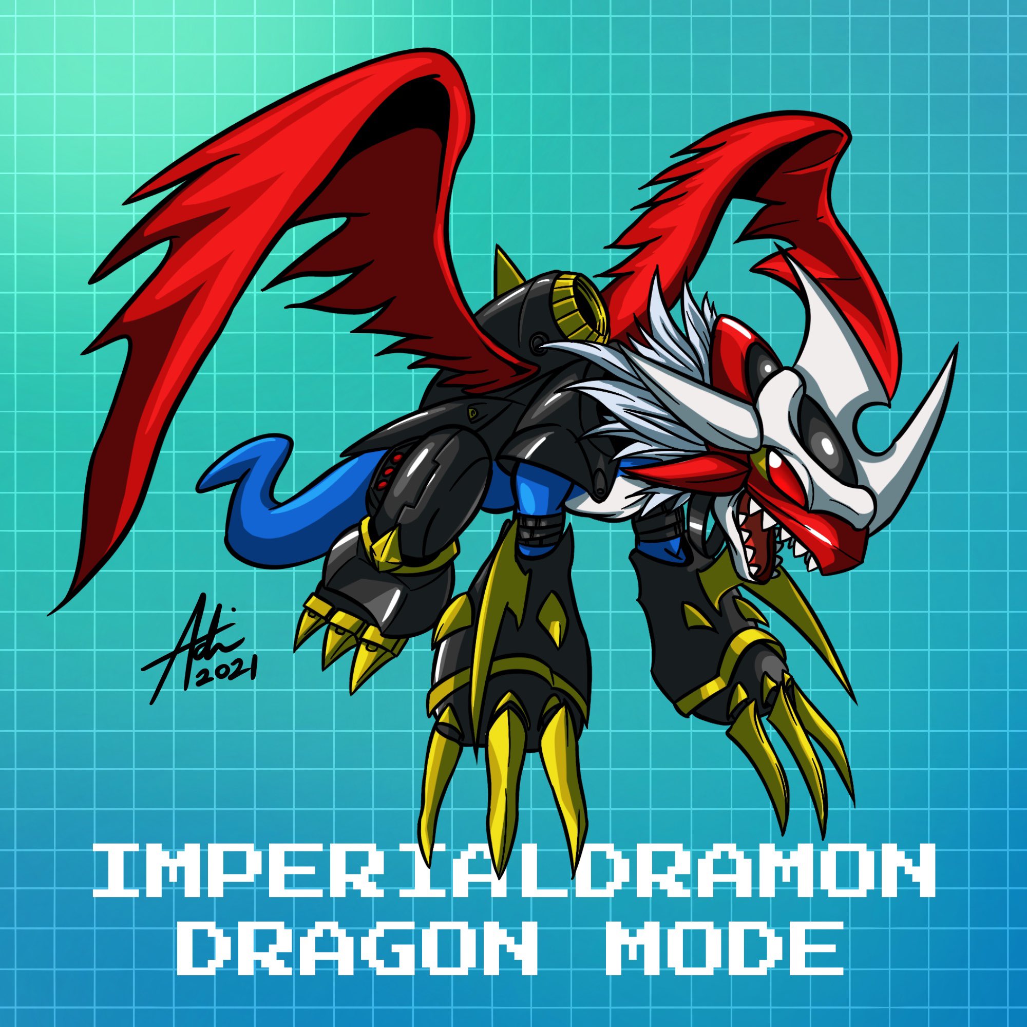Digimon Imperialdramon Dragon Mode