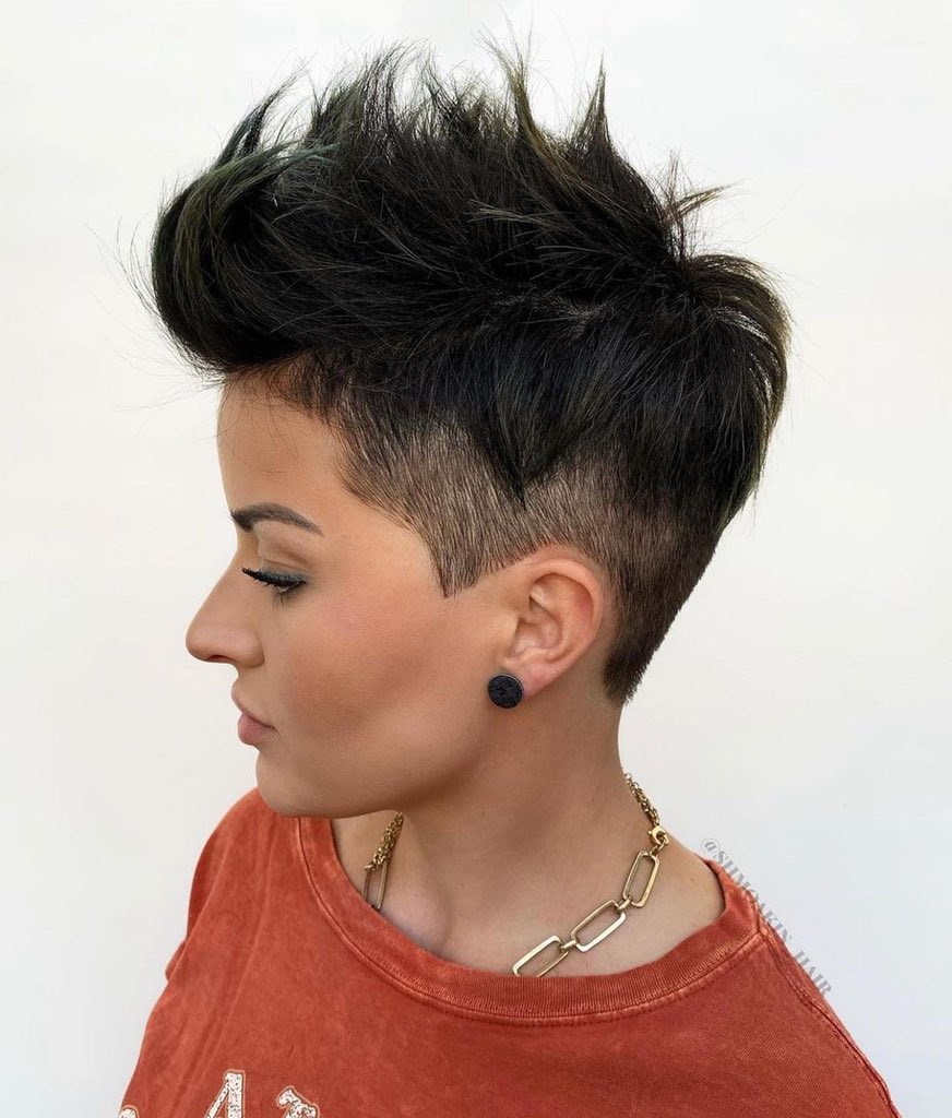 Short Faux Hawk Women