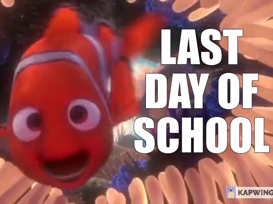 Finding Nemo First Day Of School