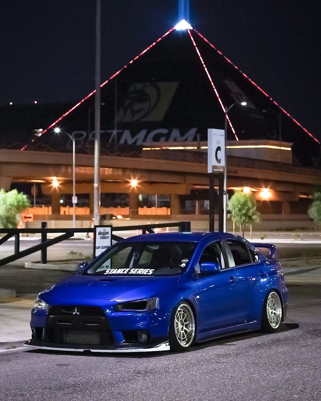 Mitsubishi Evo X Blue