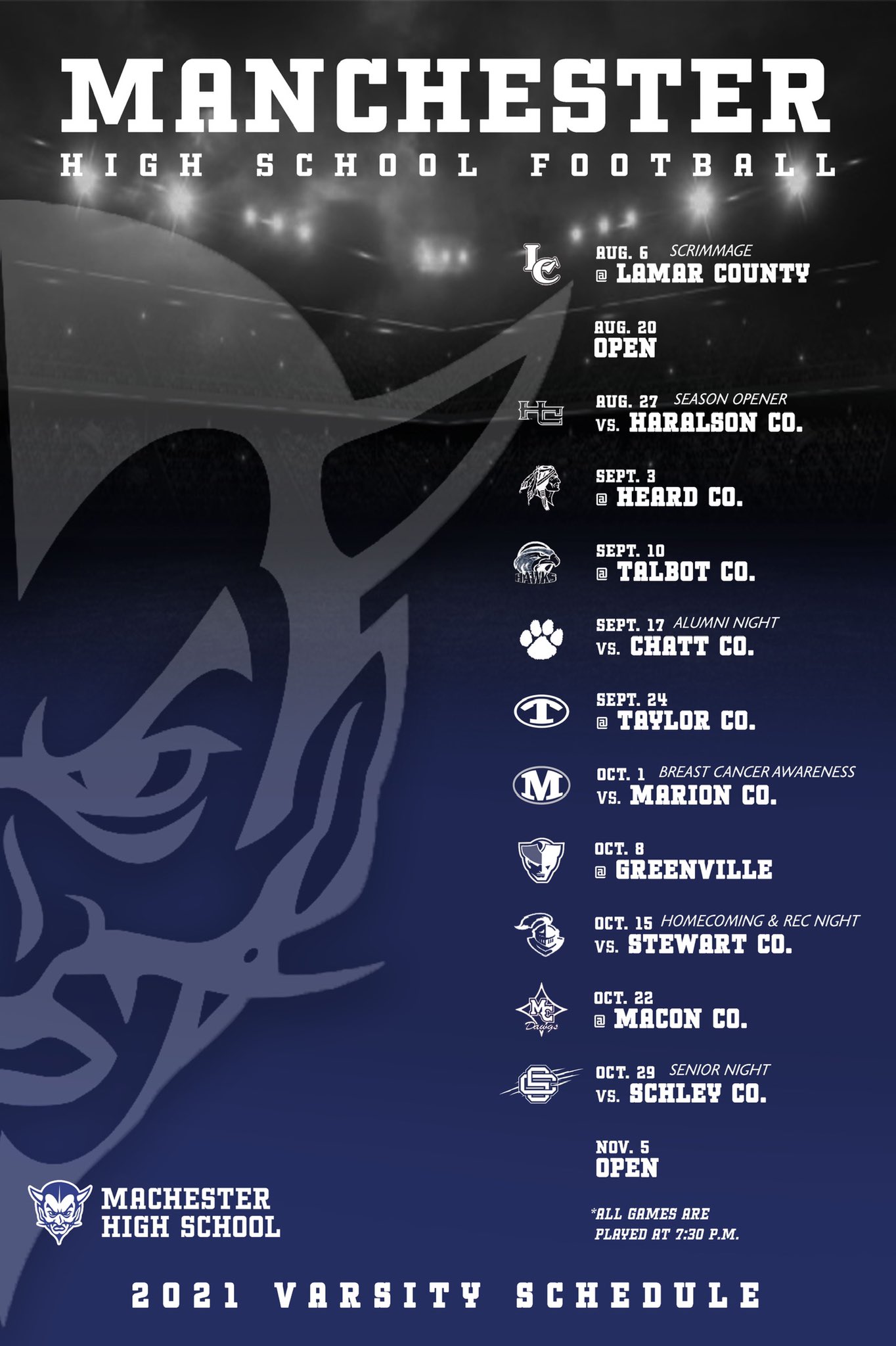 Manchester High School Schedule REGISTRATION DATES‼