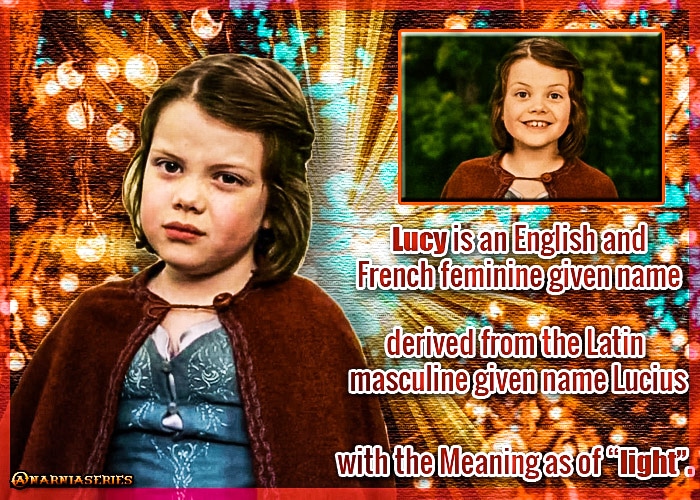 Narnia Characters Lucy Real Name