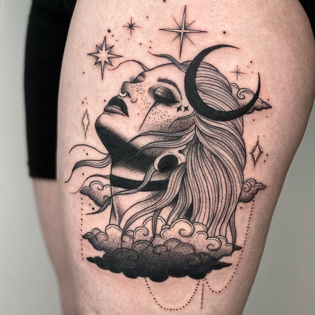 Goddess Head Tattoos