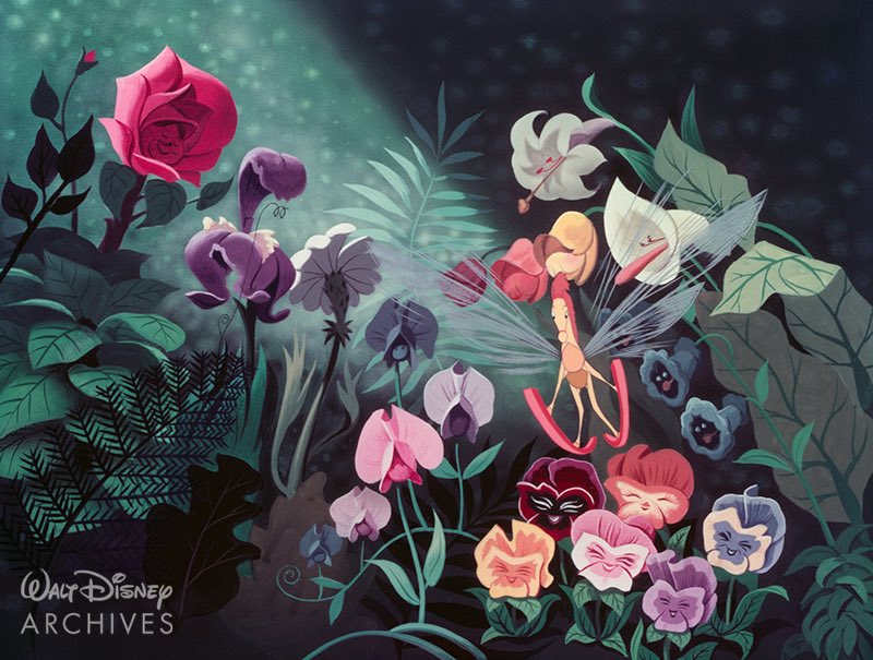 Alice In Wonderland 1951 Flowers