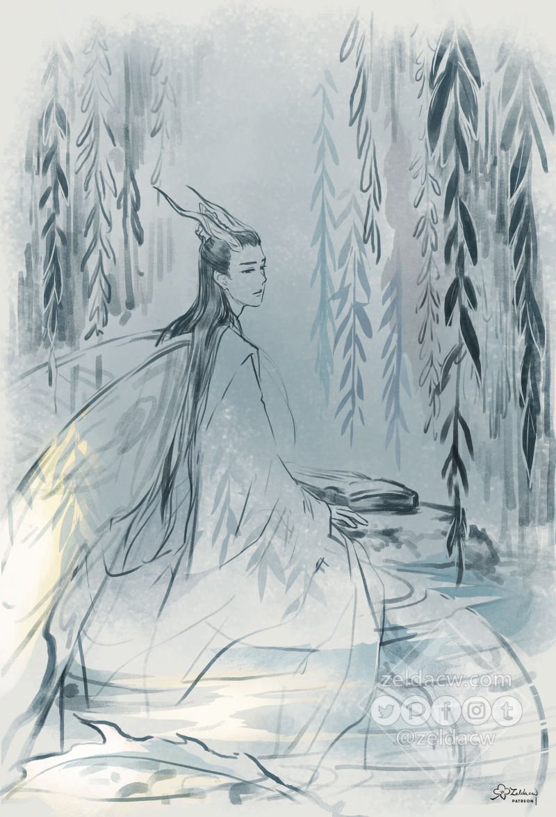 Unrequited ] +Patreon sketch request: Runyu (+horns & lun」ZeldaCW 💖AX ...