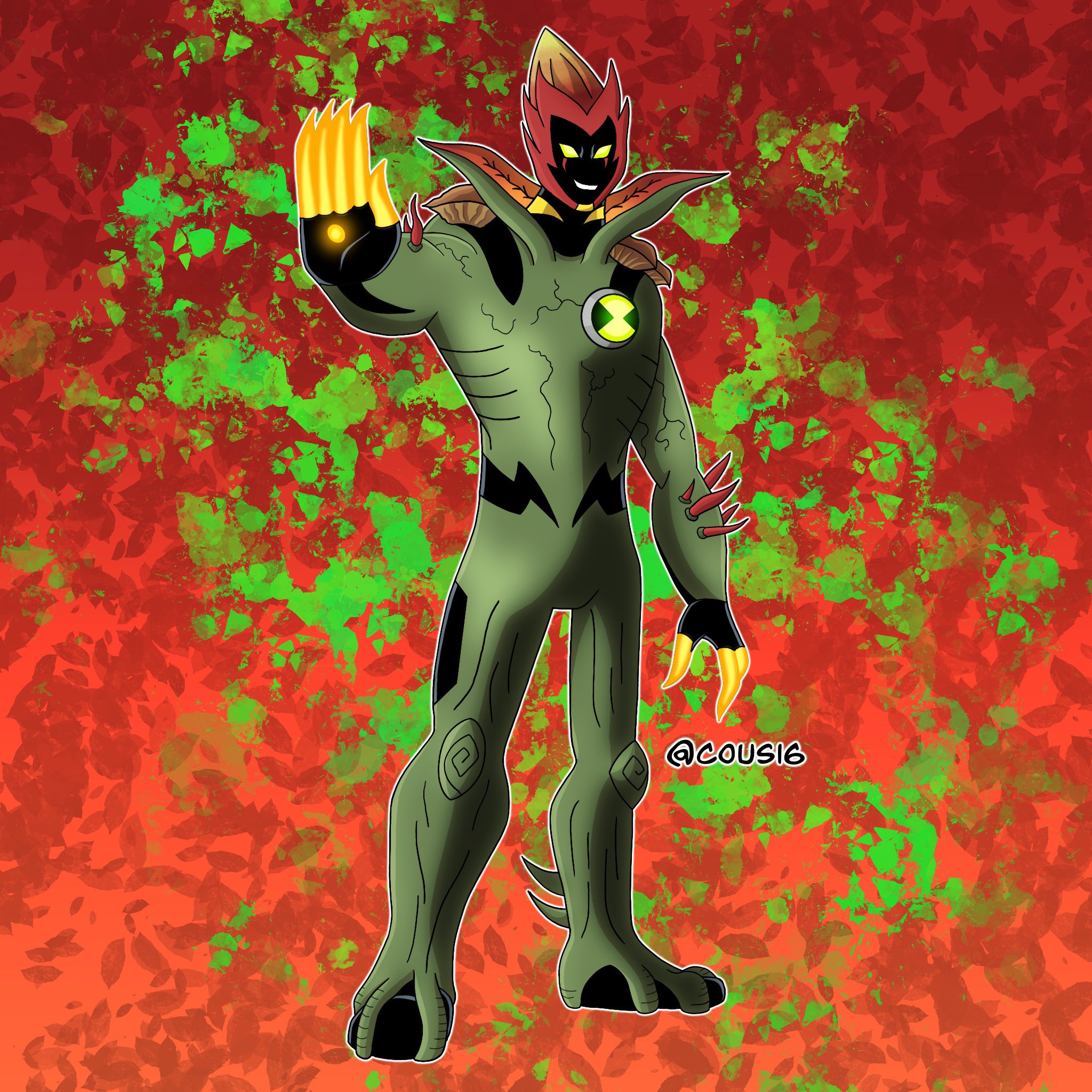 Ben 10 Alien Force Swampfire Wallpaper