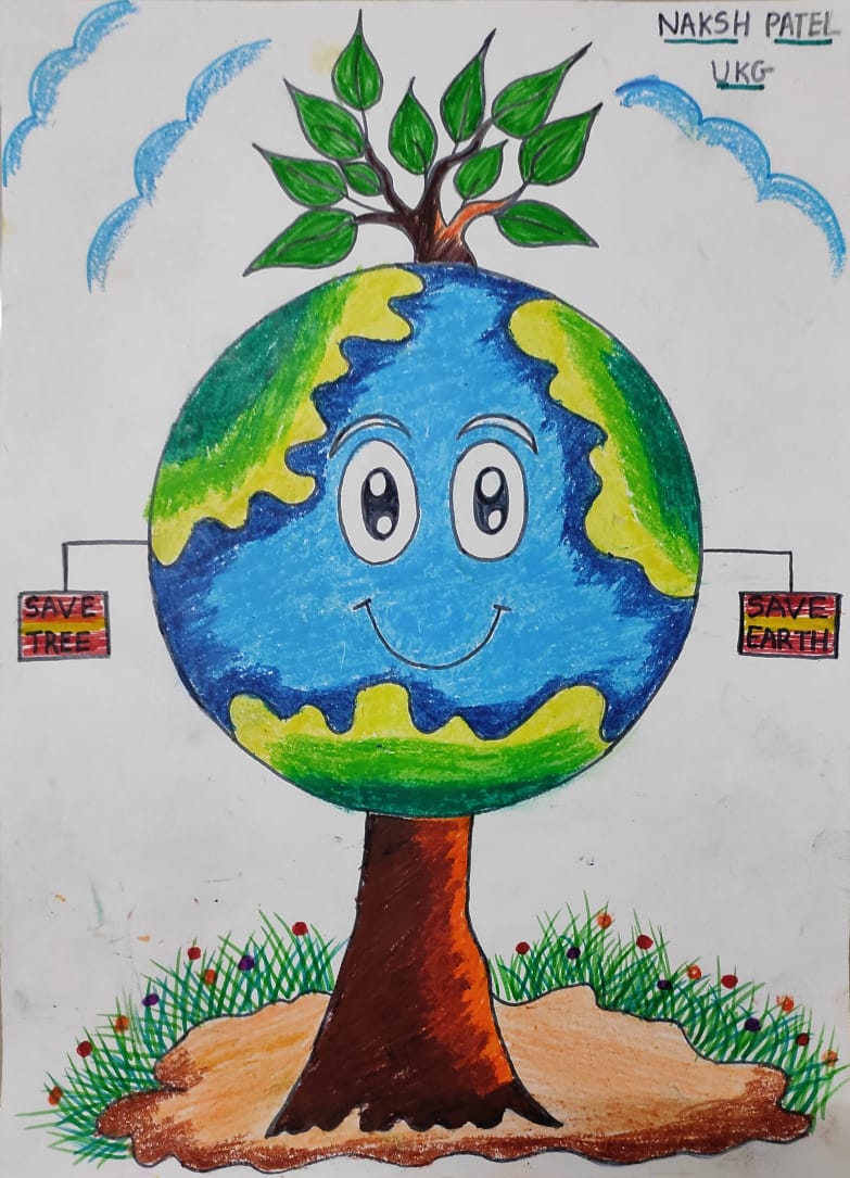Go Green Drawing For Kids