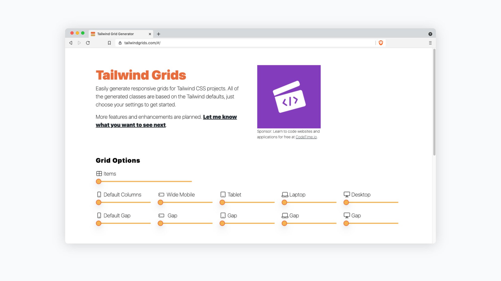 Vasanth Srivatsa on Twitter: "👉 Tailwind Grids A tool to generate Tailwind classes for ...