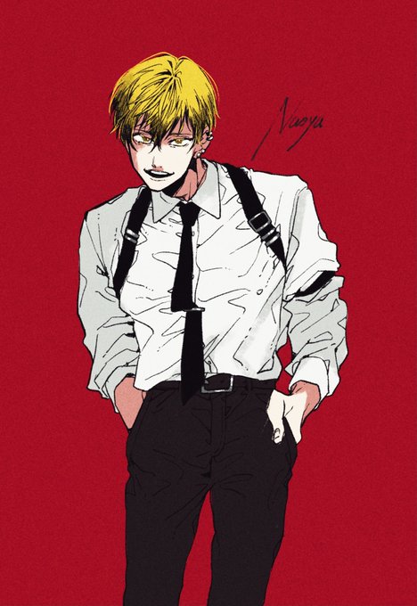 「denji (chainsaw man) open mouth」Fan Art(Popular)｜4pages