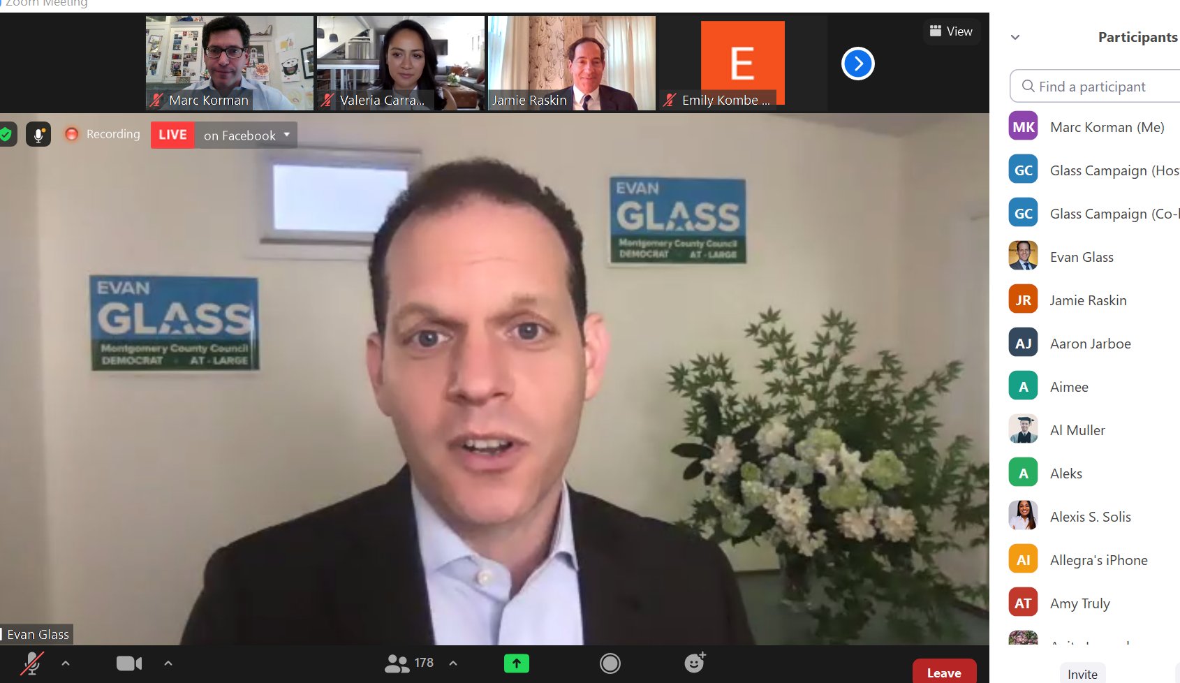 Marc Korman on Twitter: "Excited to join @jamie_raskin at the re-election kick-off of our ...