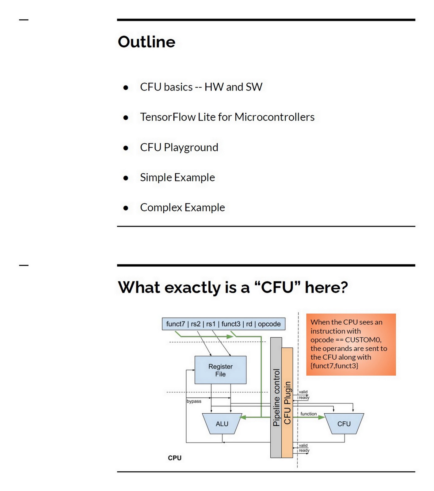 OGAWA, Tadashi on Twitter: "=> "CFU Playground: Model-specific Acceleration on FPGAs", Tim ...