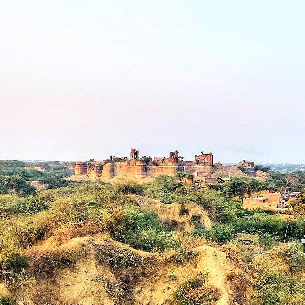Ruins of Bhareh Fort built by Sengar Rajputs, it is situated near the ...