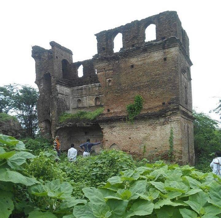 Ruins of Bhareh Fort built by Sengar Rajputs, it is situated near the ...