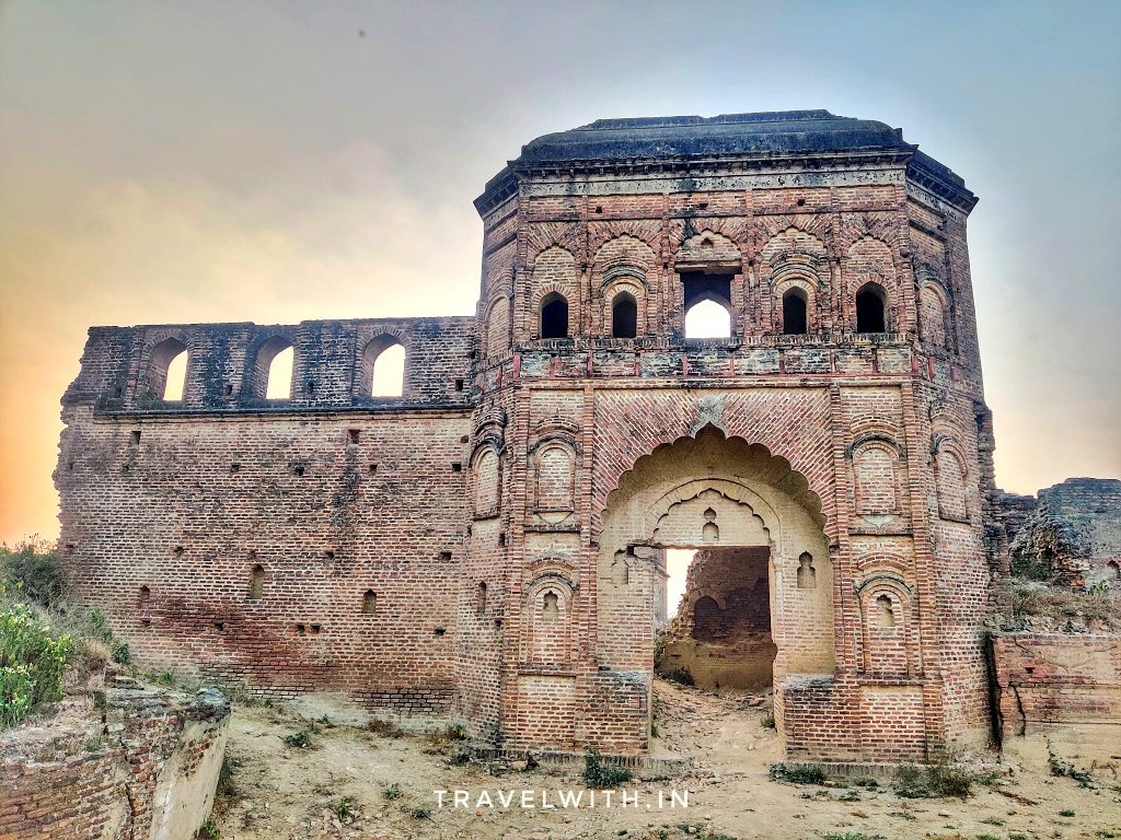 Ruins of Bhareh Fort built by Sengar Rajputs, it is situated near the ...