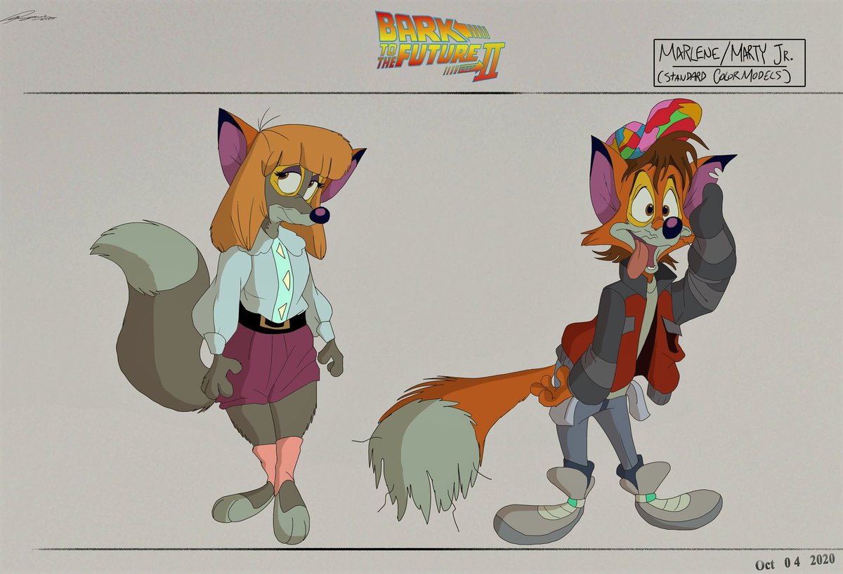 「It's your kids, Marty! 」|Kosmo Columbo Perry🦊🧀のイラスト