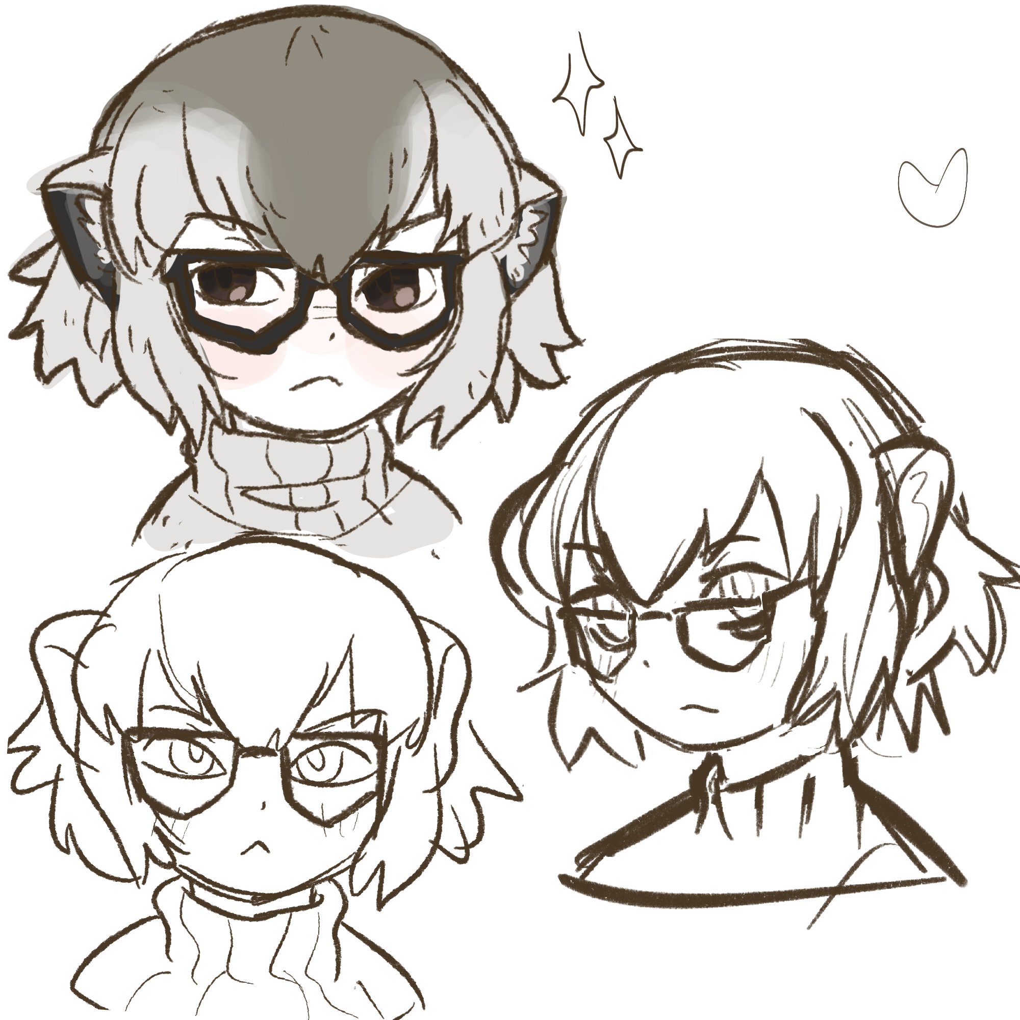 Meerkat Face Drawing