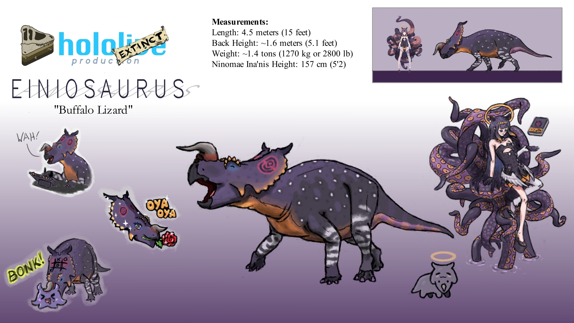 Einiosaurus Skeleton