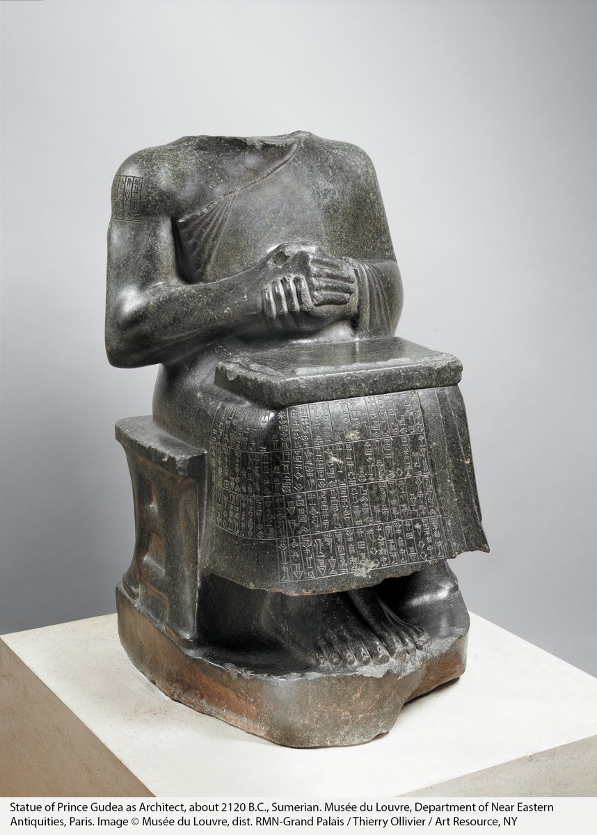 Seated Statue Of Gudea