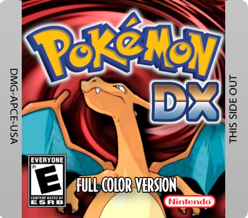 Pokemon Fire Red Cartridge Label