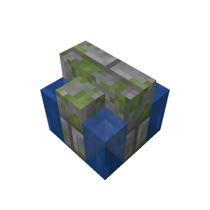 Minecraft Mossy Stone Brick Recipe