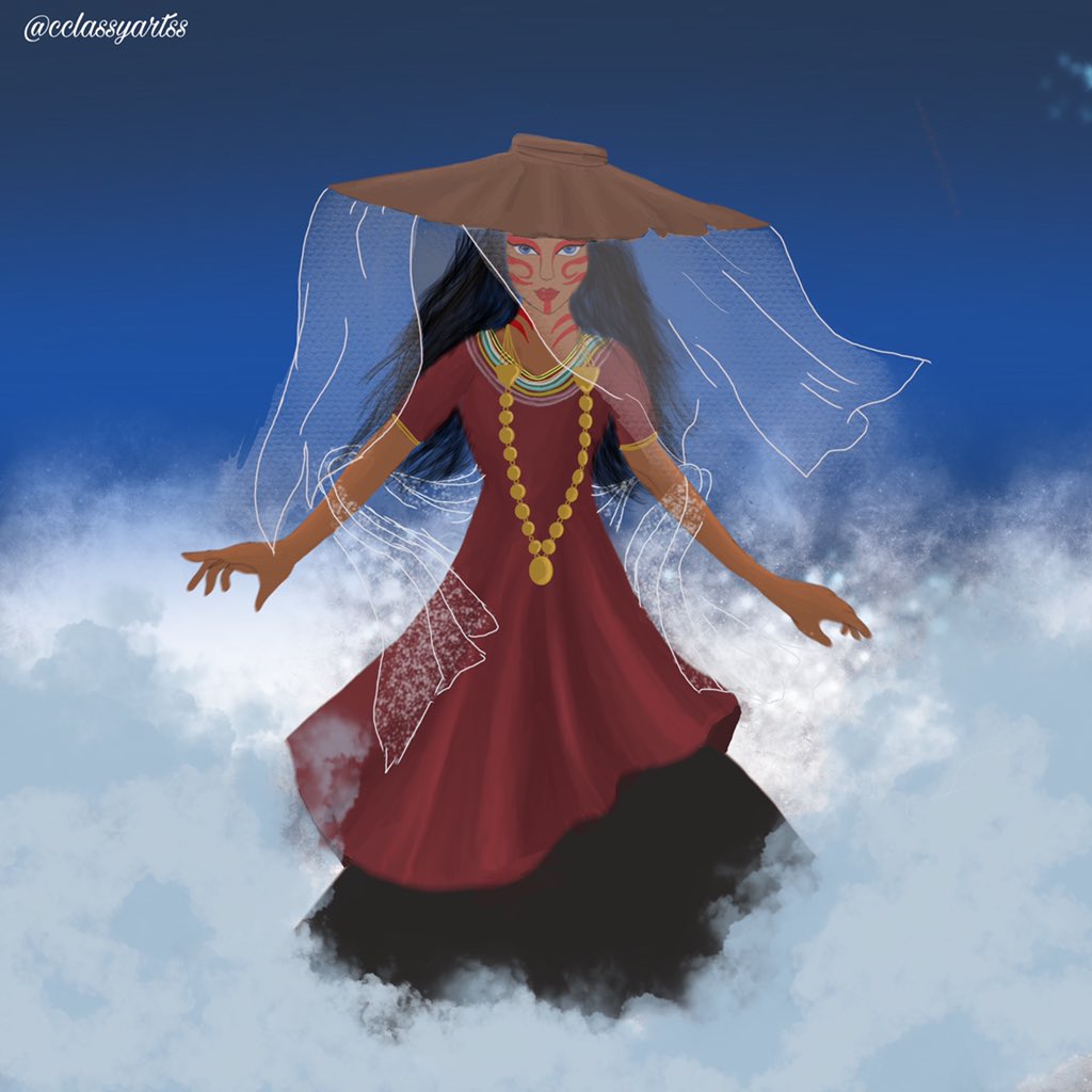 Painted Lady Avatar Costume