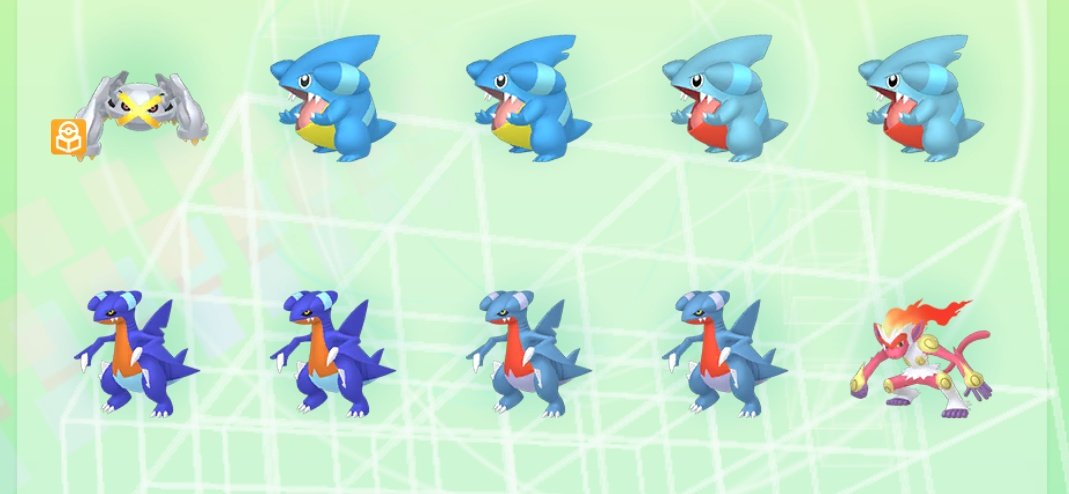 Shiny Garchomp Difference