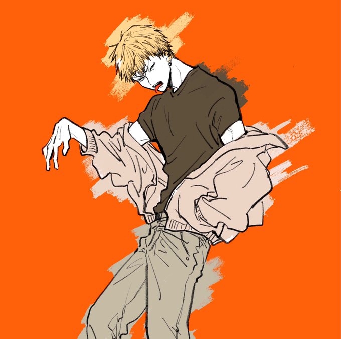 「denji (chainsaw man) open mouth」Fan Art(Popular)｜4pages