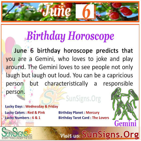 What zodiac sign is june 6th 60 photos - Youhoroscope.com