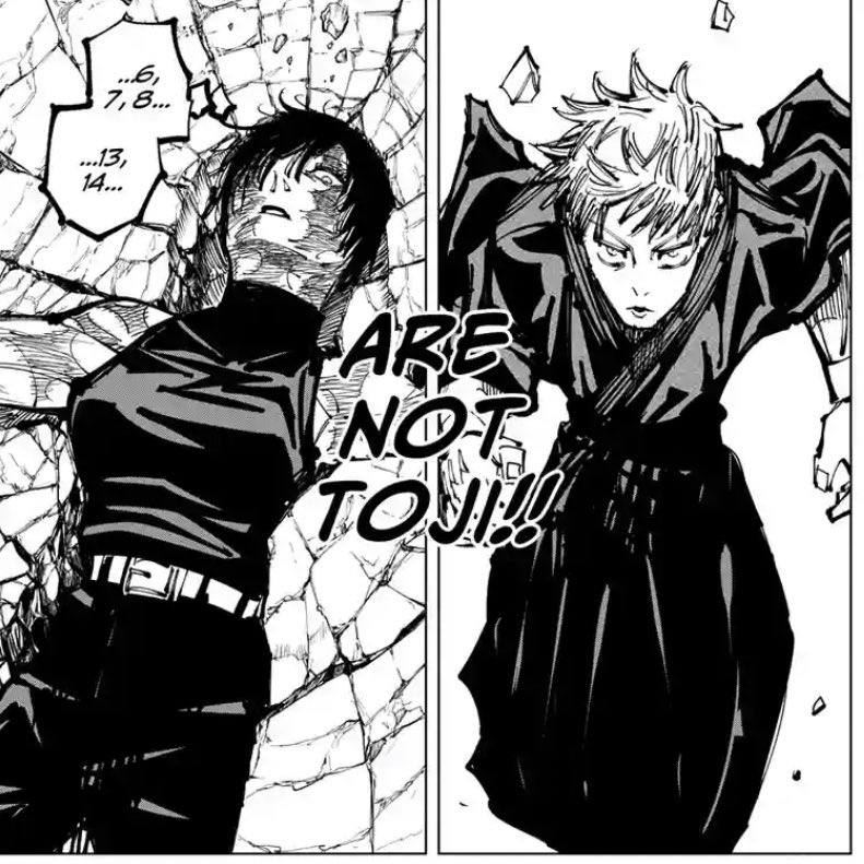 you are not toji!!" SHE NEVER SAID SHE WAS 」JUJUTSU KAISEN SUPREMACYの漫画