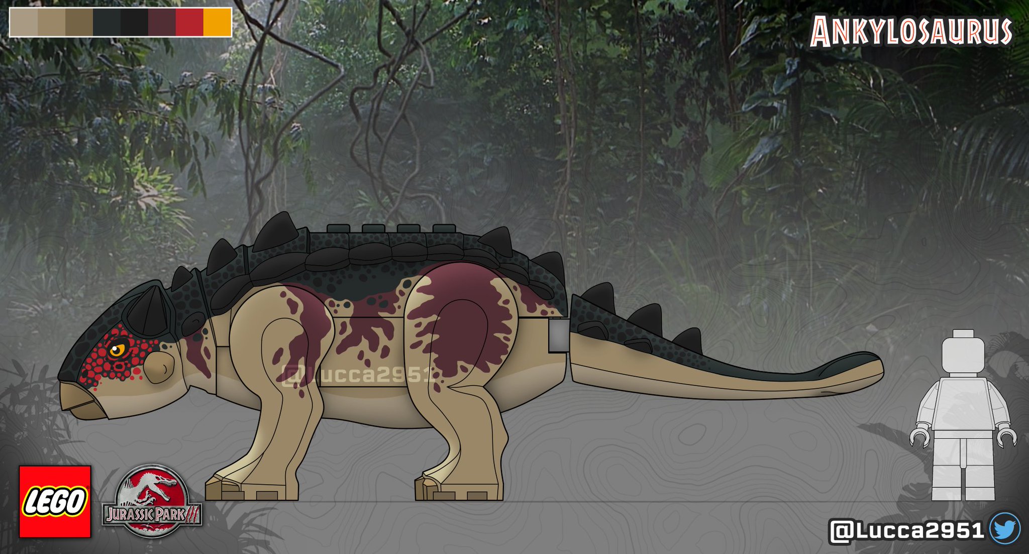 Jurassic Park 3 Ankylosaurus