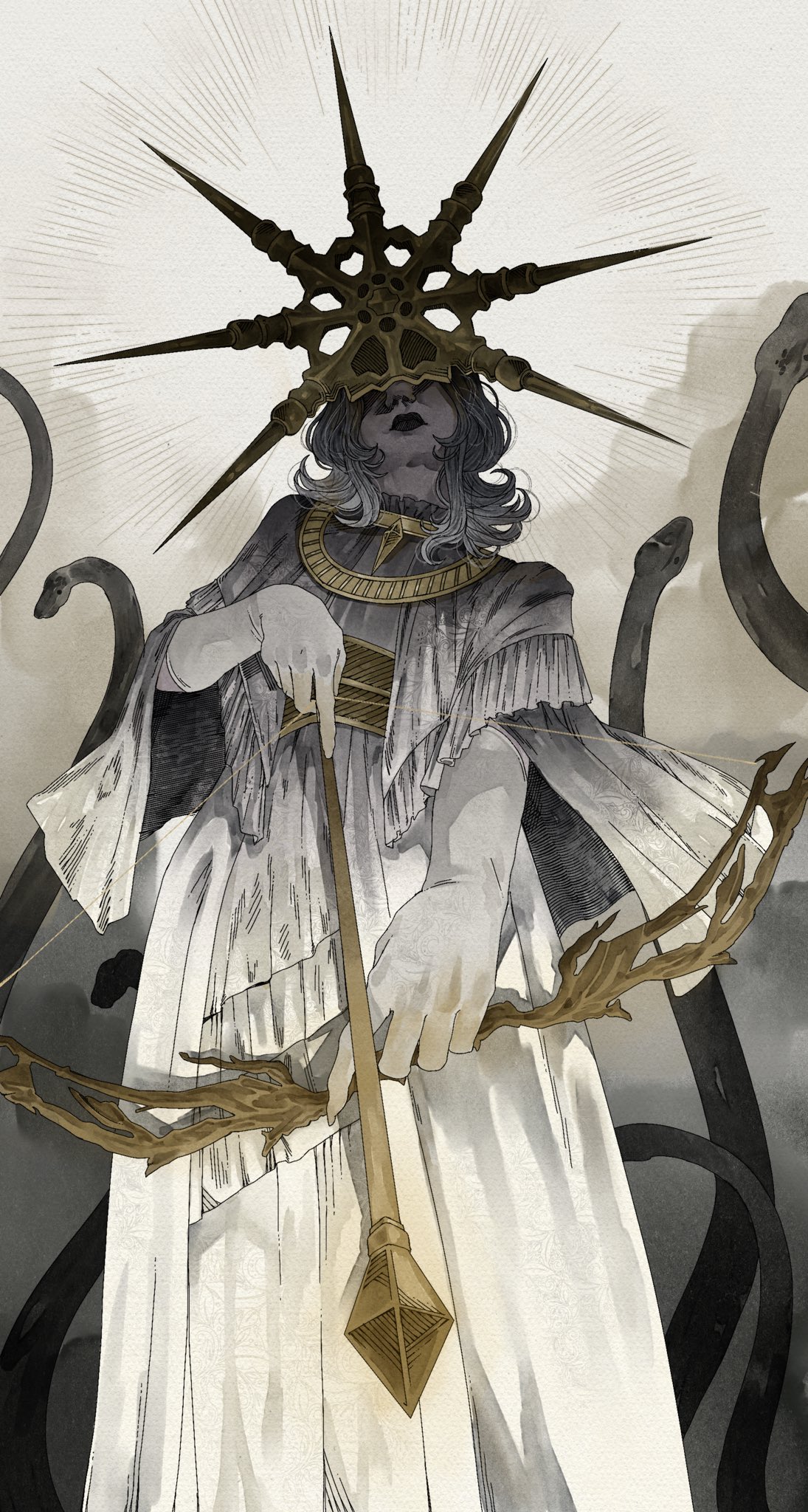 Dark Souls Gwyndolin Art