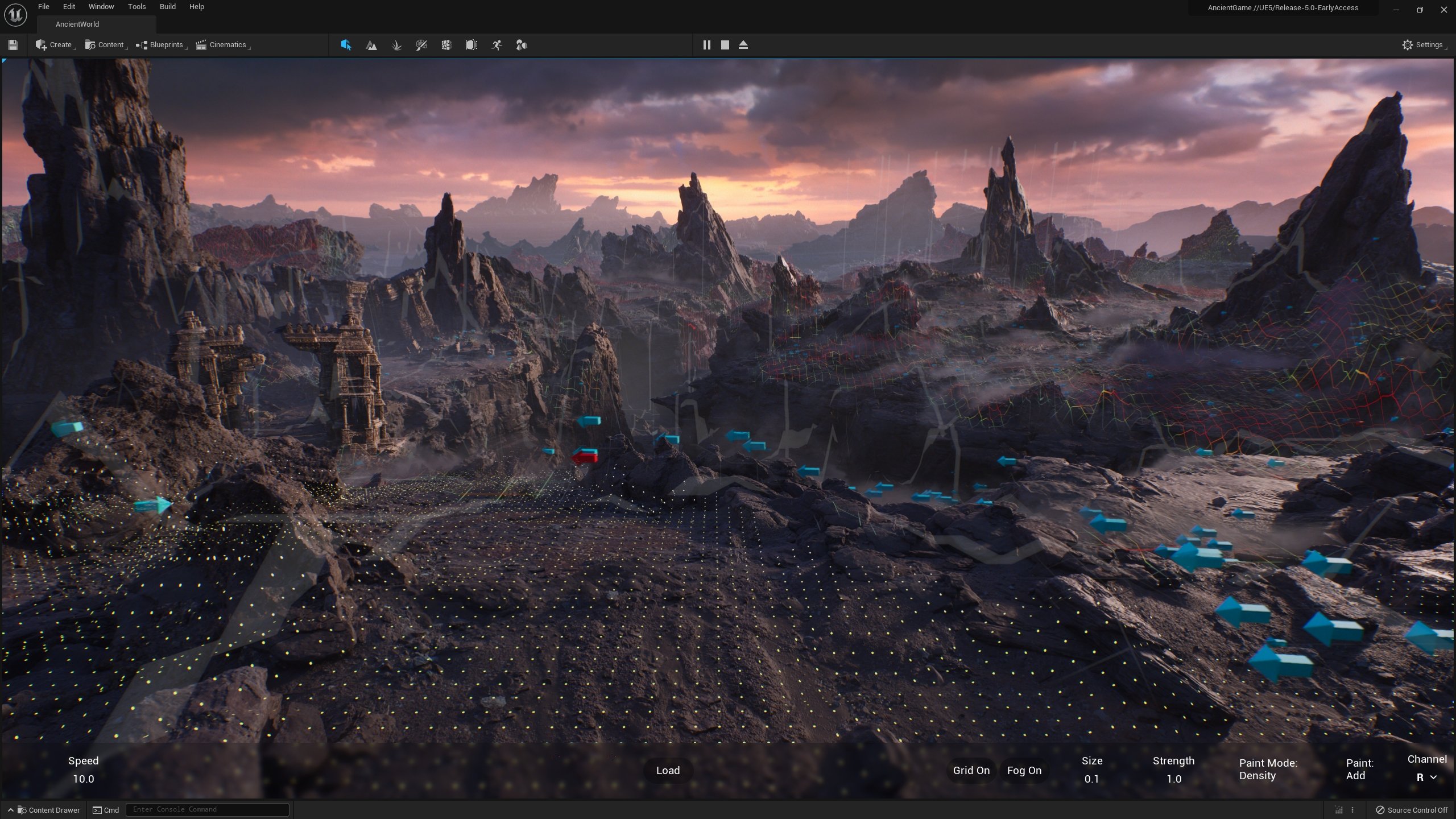 Asher Zhu on Twitter: "There is a secret Volumetric Painting mode I hid in #UE5 Valley of the ...