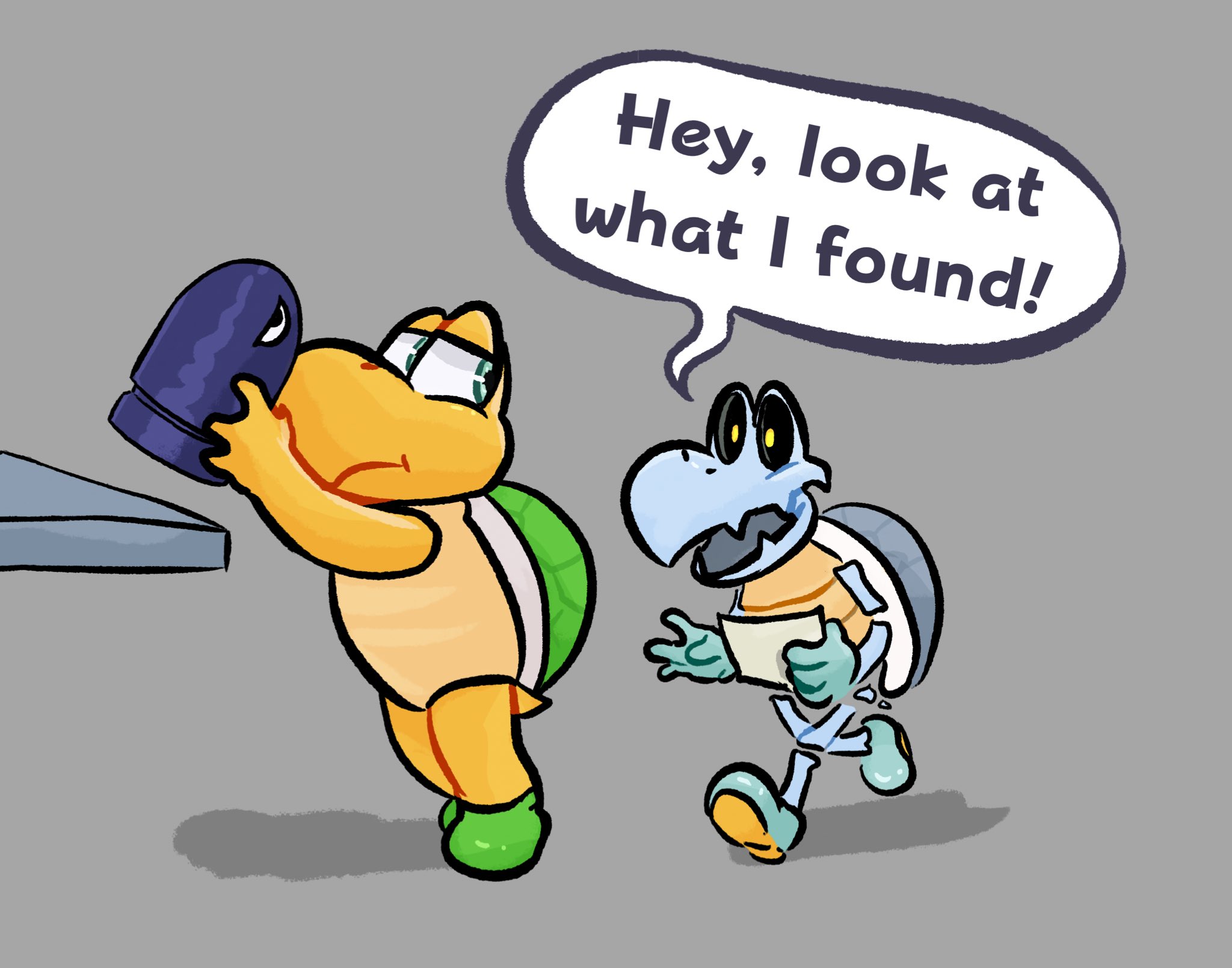 Dry Bones And Koopa Troopa