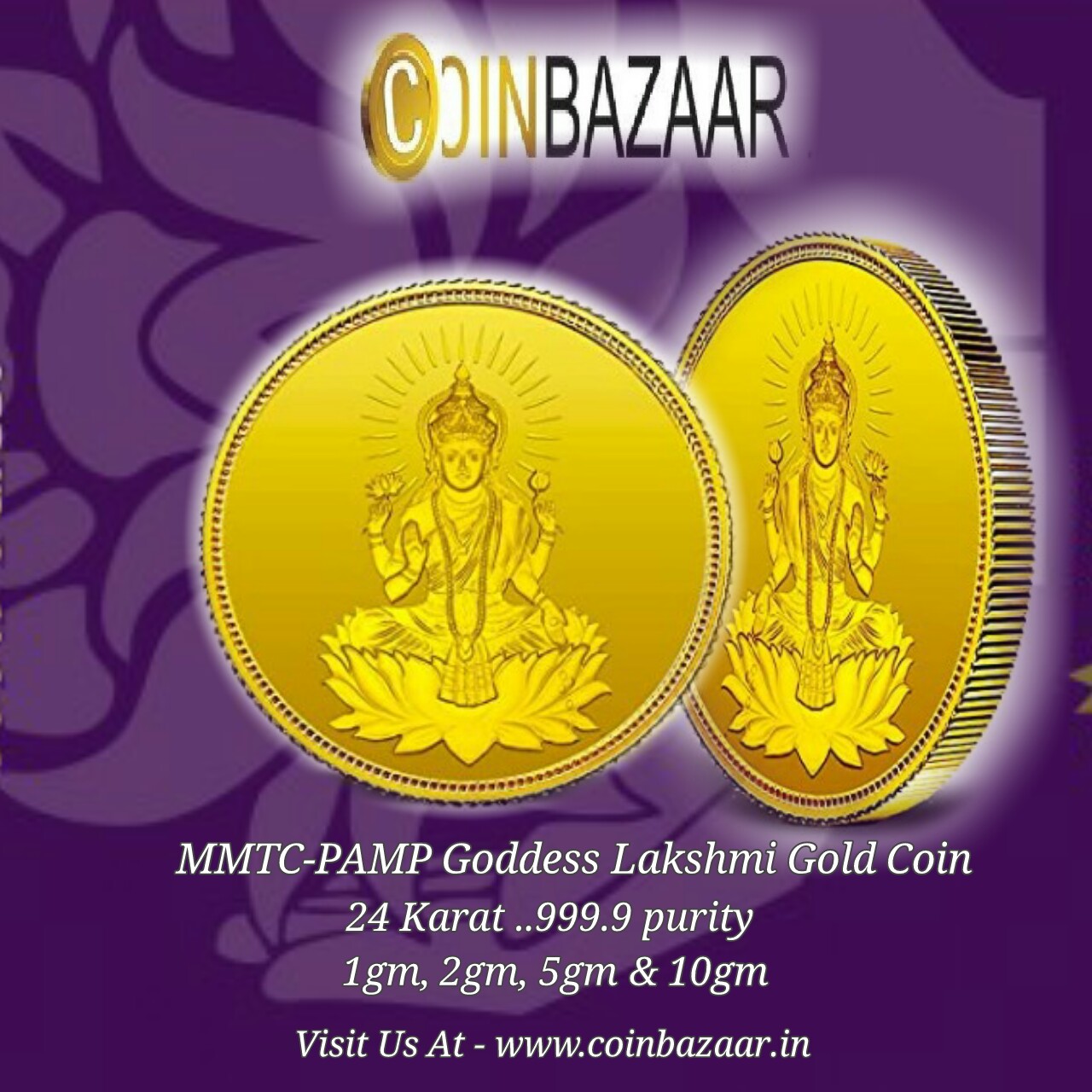Lakshmi Gold Coin